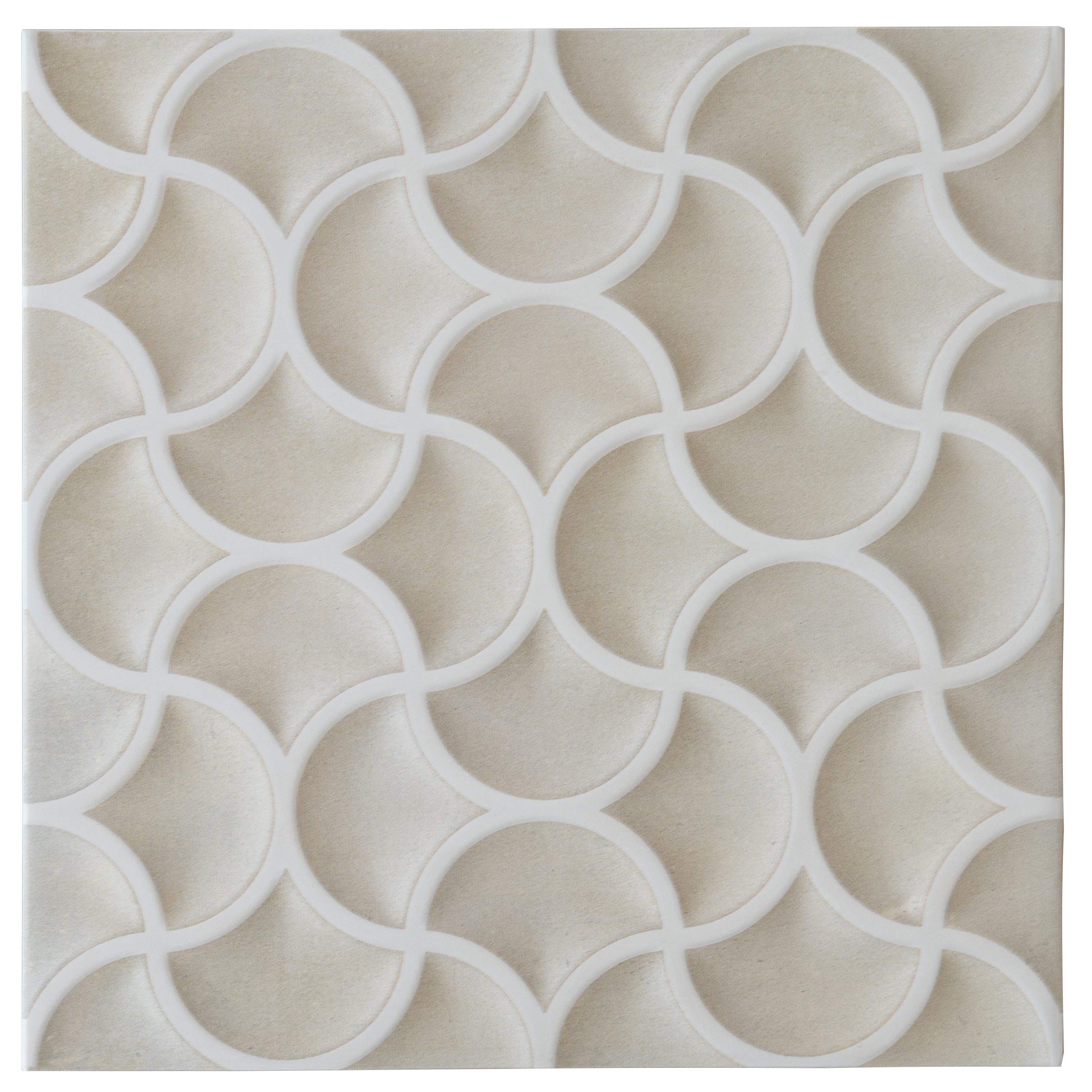 Soft Beige Terracotta 13x13 Matte Lattice Porcelain Tile (9 pack, 9.57 ...