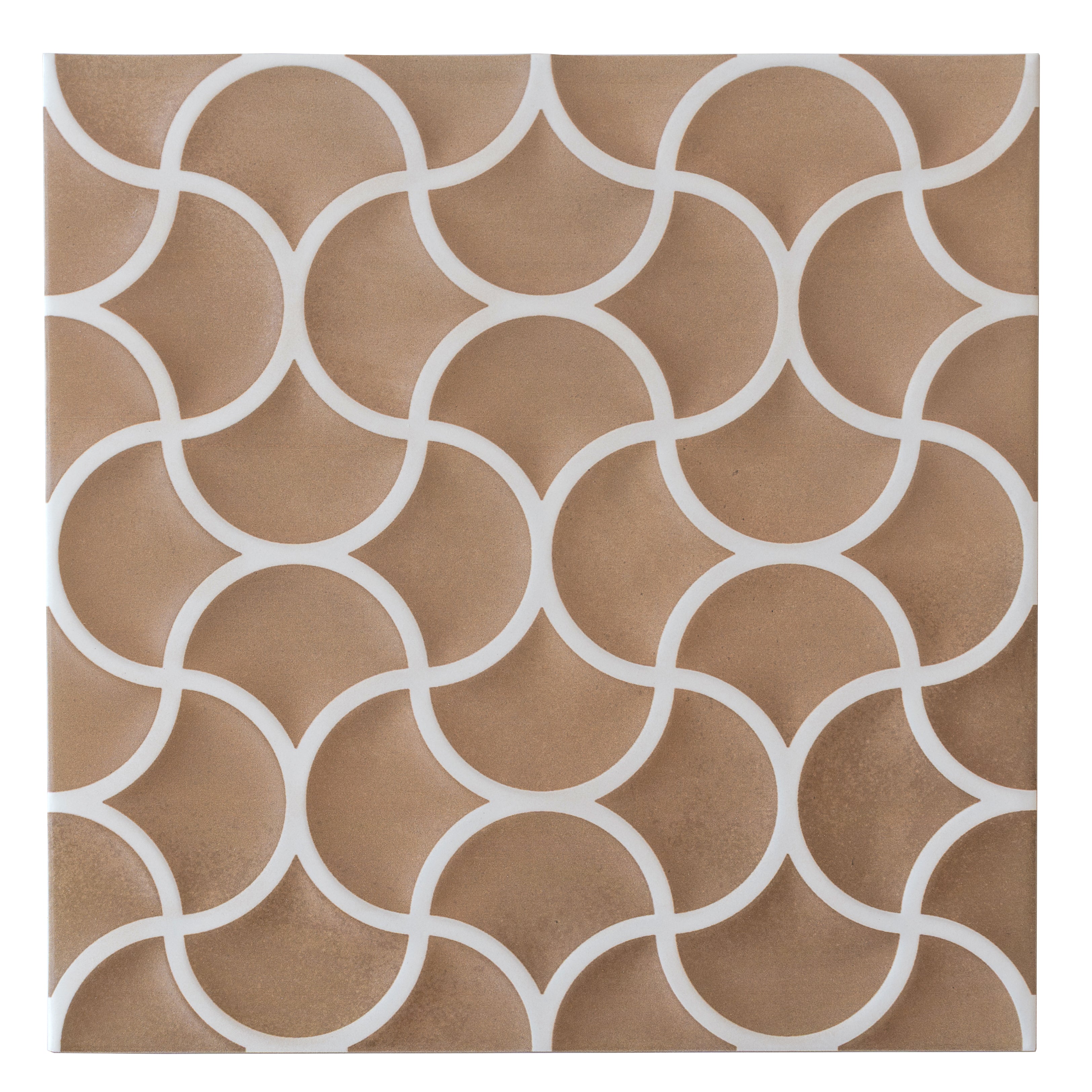 Rustic Terracotta 13x13 Matte Lattice Porcelain Tile (9 pack, 9.57 sq ...