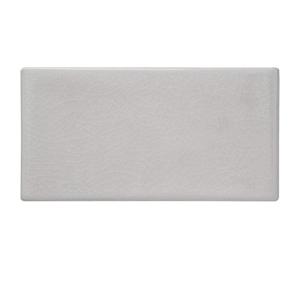 White 3x6 in. Glossy Ceramic Subway Tile (5 sq ft/case, 40 pack ...