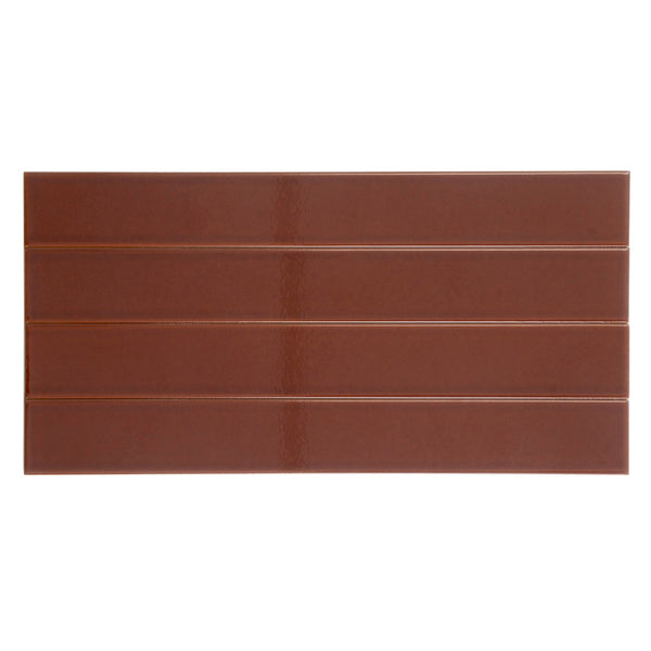 Caramel 2x16 Glossy Ceramic Subway Tile for Elegant Wall Designs ...