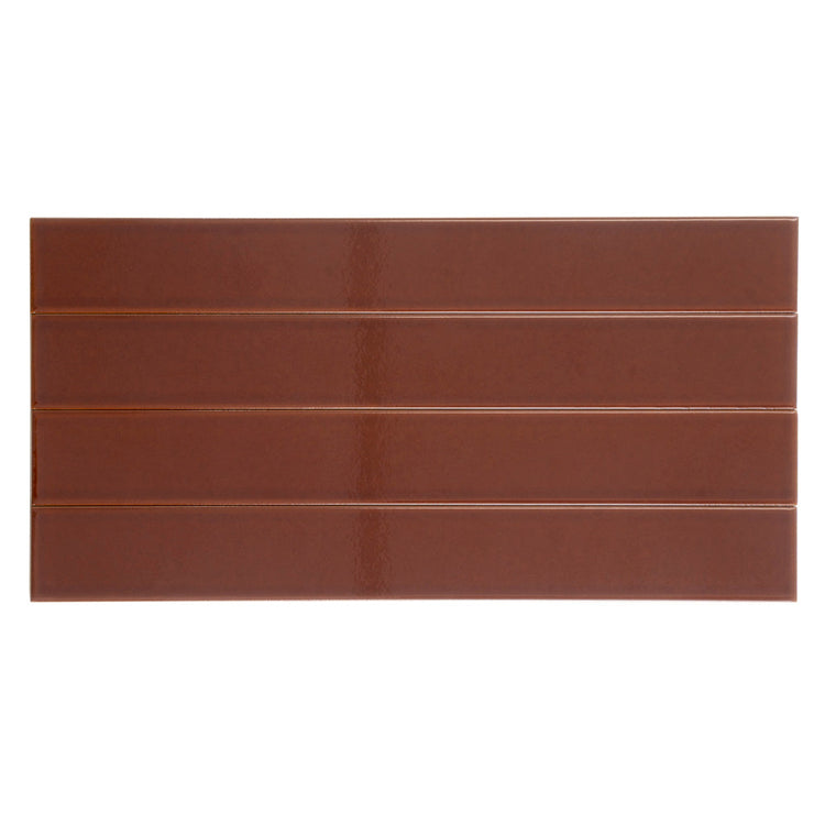 Caramel 2x16 Glossy Ceramic Subway Tile for Elegant Wall Designs ...