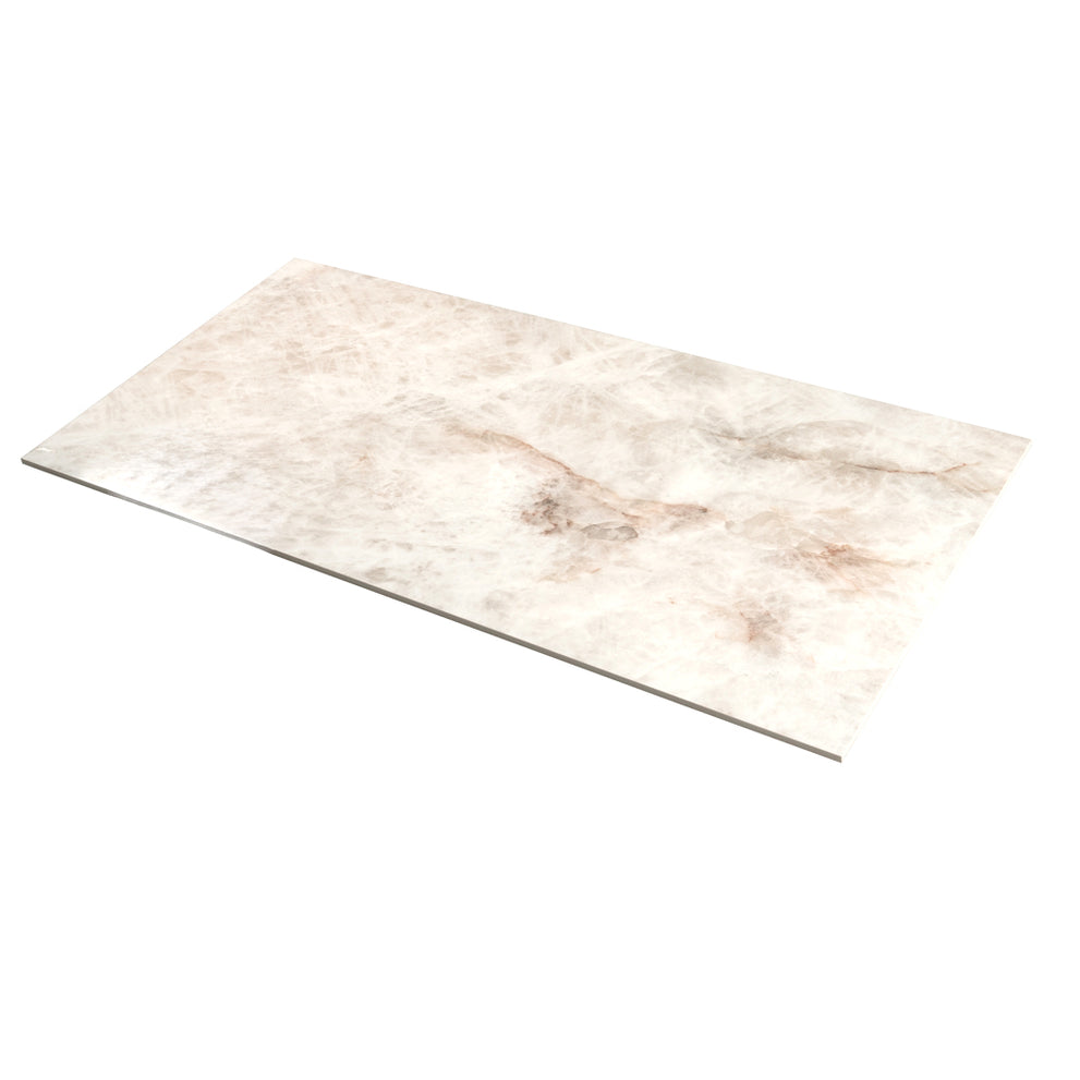 Light Cream Beige 24x48 Lappato Porcelain Large Format Tile (2 pack, 1 ...