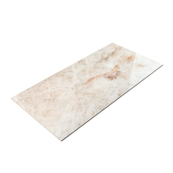 Light Cream Beige 24x48 Lappato Porcelain Large Format Tile (2 pack, 1 ...