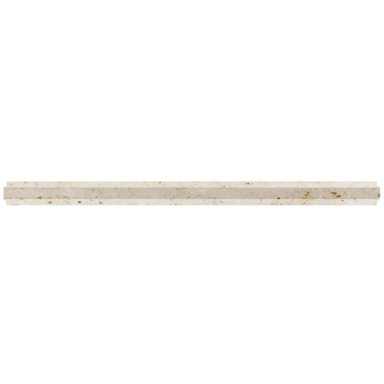 0.8 x 12 Beige Marble Polished Pencil Liner Tile Trim - Enhance Your ...
