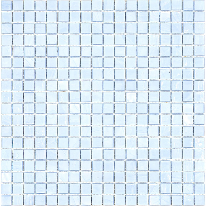 12x12 Light Blue Glossy Glass Mosaic Tile | Light Blue Glass Tile ...