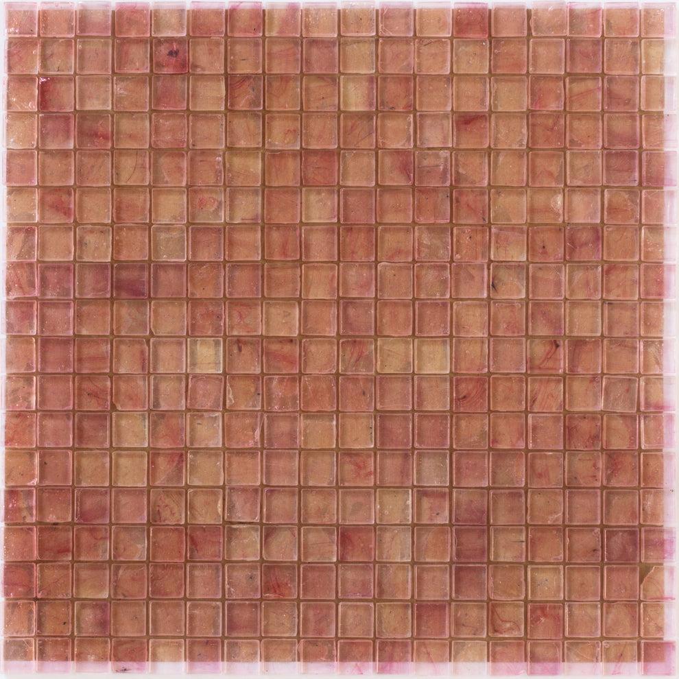 12x12 Foxy Pink Glass Tile for Indoor & Outdoor Space – Apollo Tile