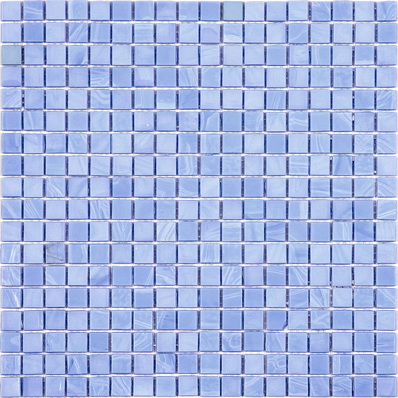 12x12 Baby Blue Glossy Glass Mosaic Tile | Baby Blue Glass Tile | Baby ...