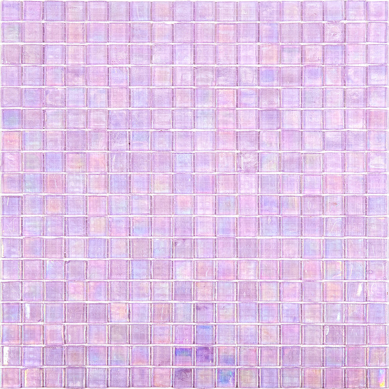 12x12 Floral Purple Glossy Glass Mosaic Tile | Floral Purple Glass Tile ...