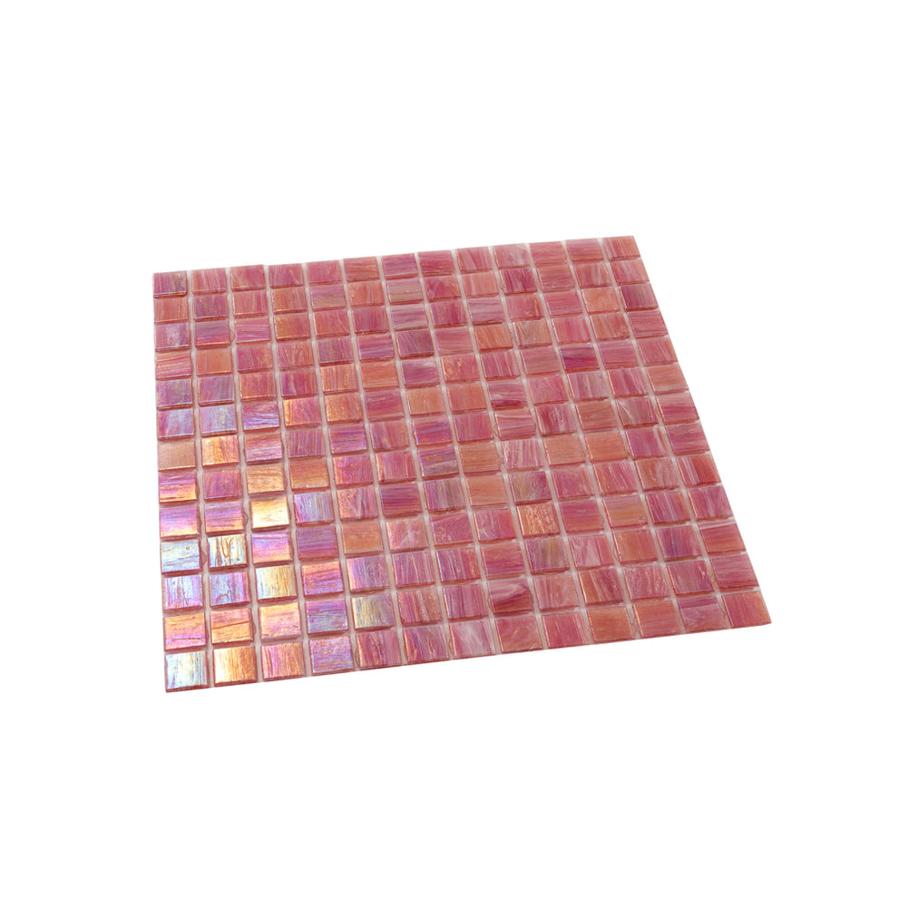 Punch Pink Glass Mosaic Tiles for Dynamic & Stylish Walls – Apollo Tile
