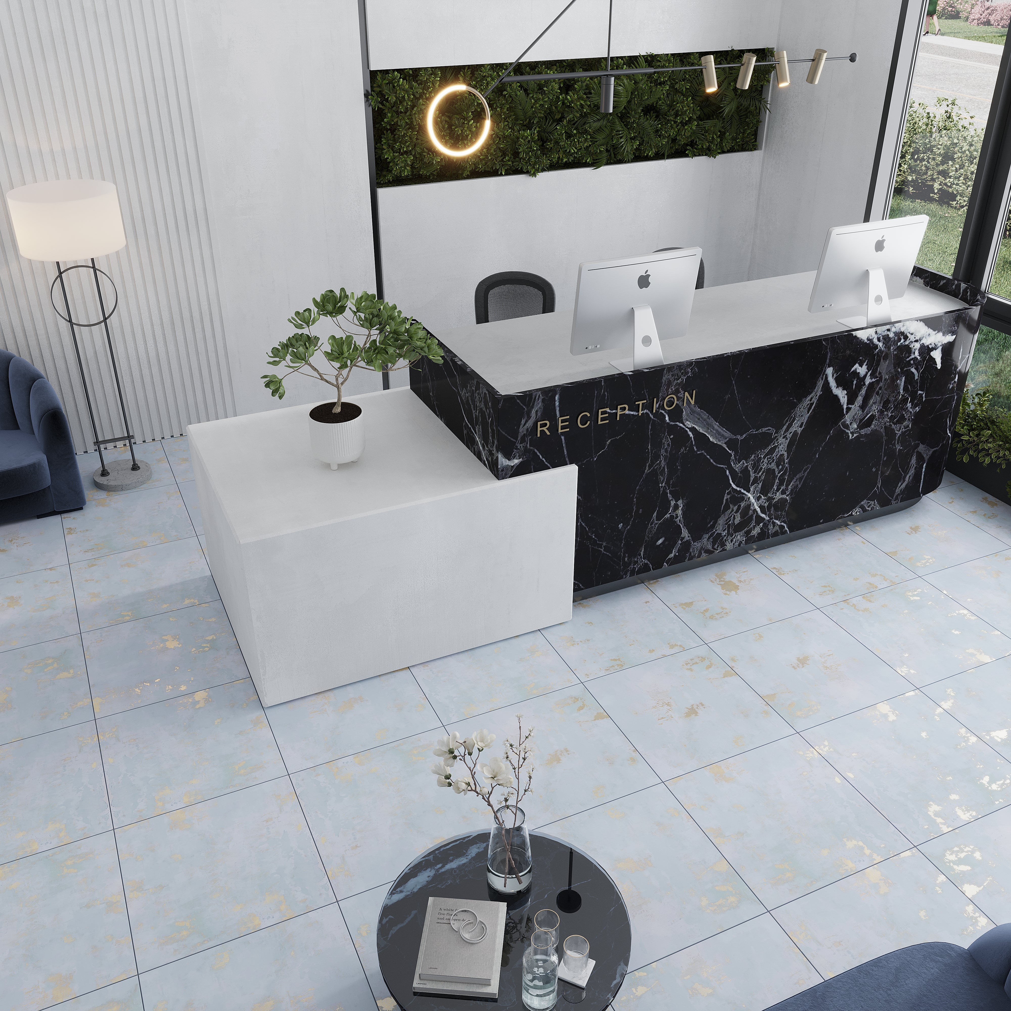 24x48 Light Blue Porcelain Square Tile | Light Blue Porcelain Tile ...