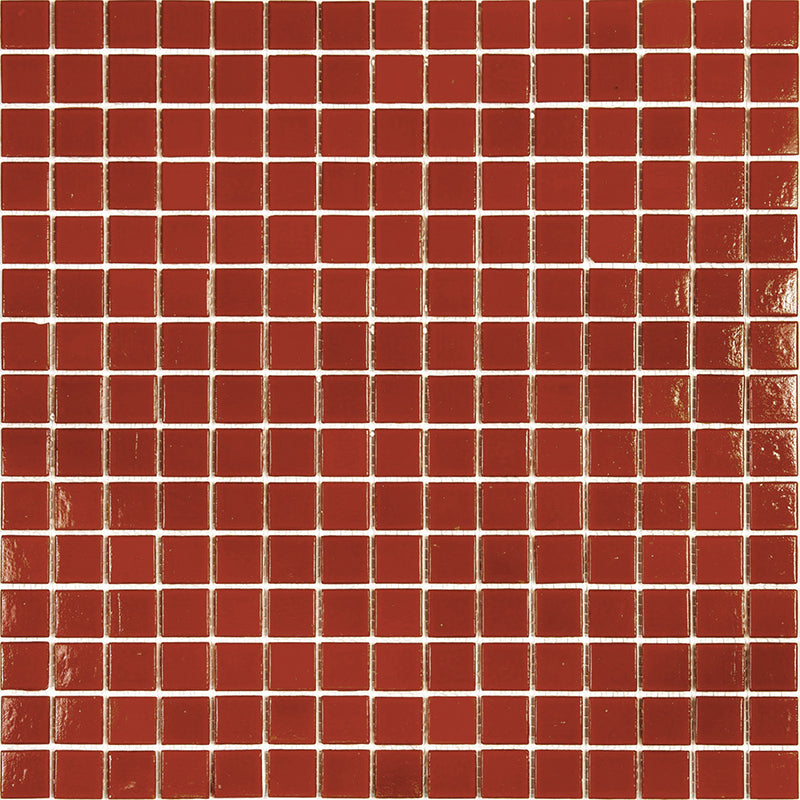 12x12 Candy Red Glossy Glass Mosaic Tile | Candy Red Glass Tile | Candy ...