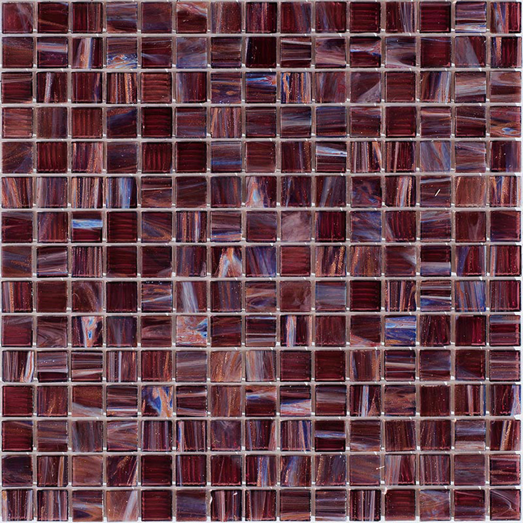 12x12 Bulgarian Red Glossy Glass Mosaic Tile | Bulgarian Red Glass Tile ...
