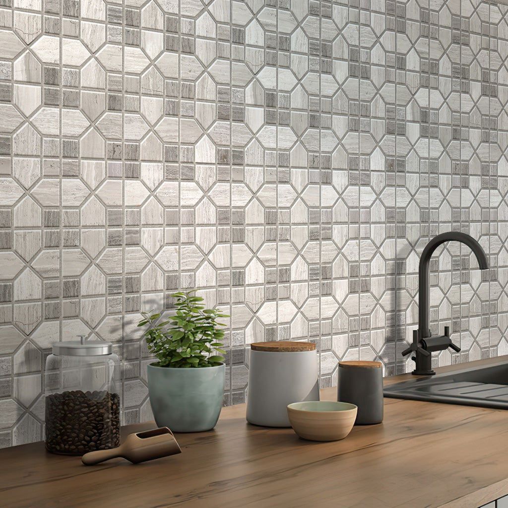 Order Online 12 x 12 Beige Polished Natural Stone Marble Mixed ...