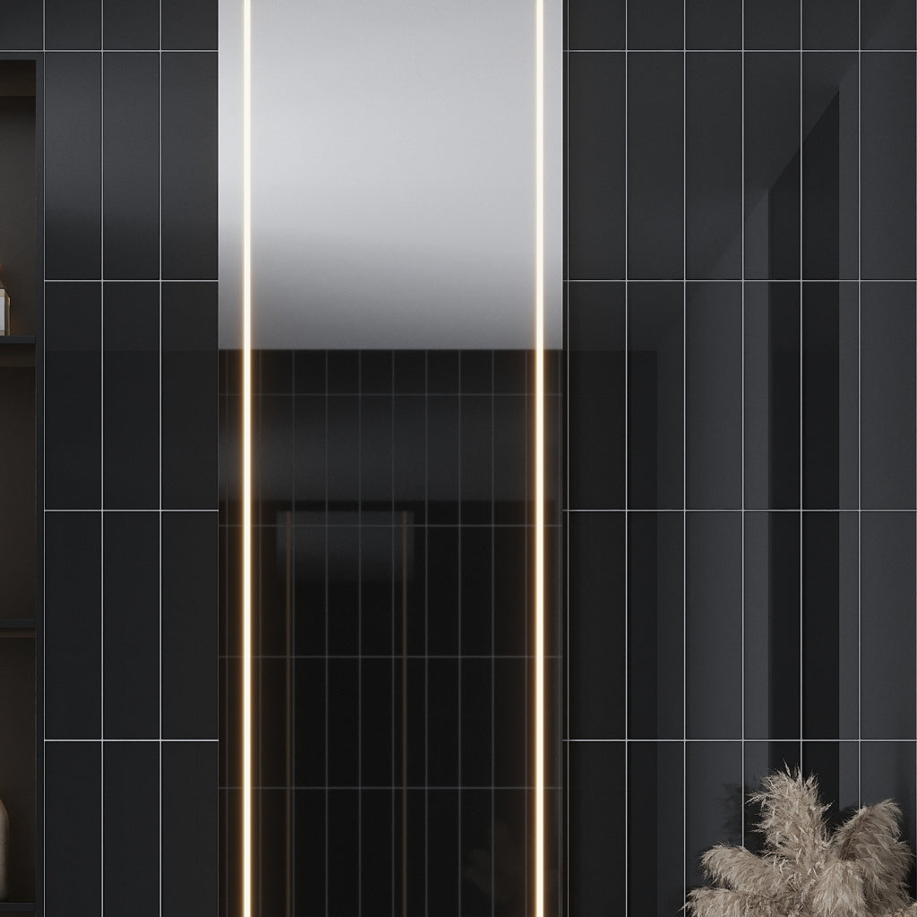 Stylish 4x16 Tiles in Marble and Glass For Modern and Clean Look ...