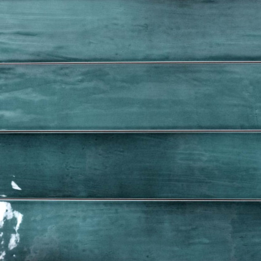 3x16 Silken Glossy Green Ceramic Subway Tile | Make Your Walls Shine ...