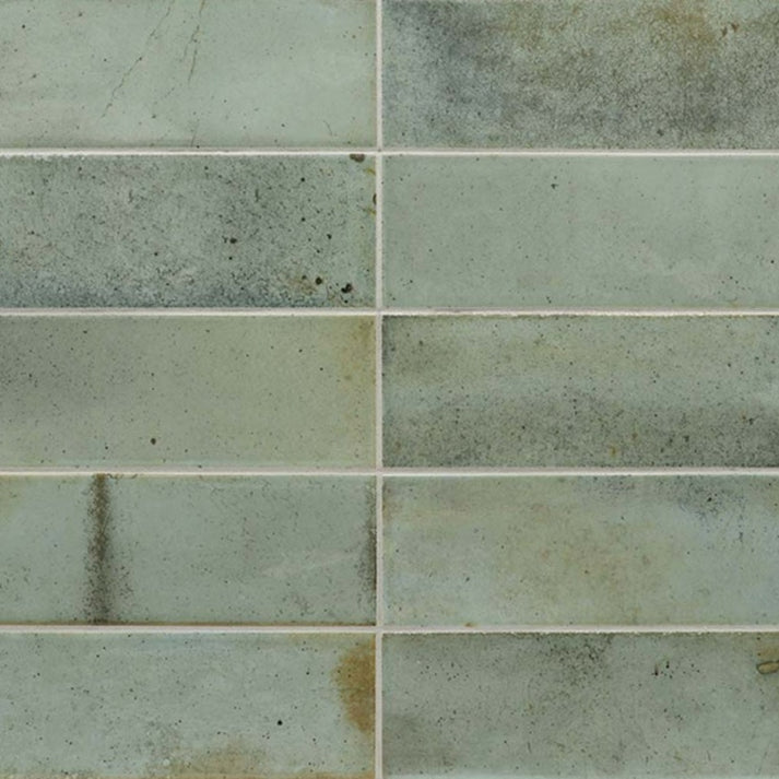 3x8 Antiek Glossy Green Ceramic Subway Tile - Green Ceramic Tile ...